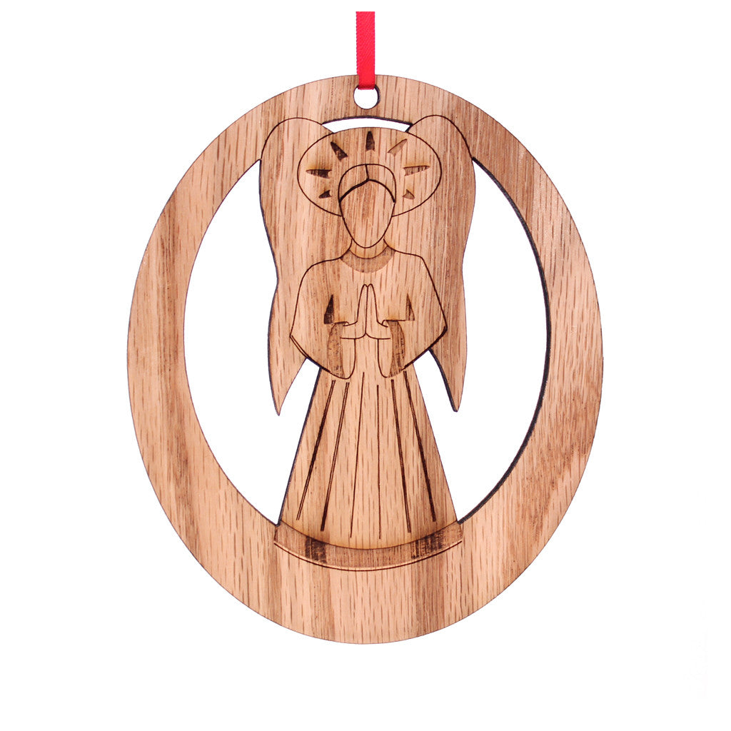 Personalized Nutcracker Ballet Angel Laser-Etched Ornament - Made in ...