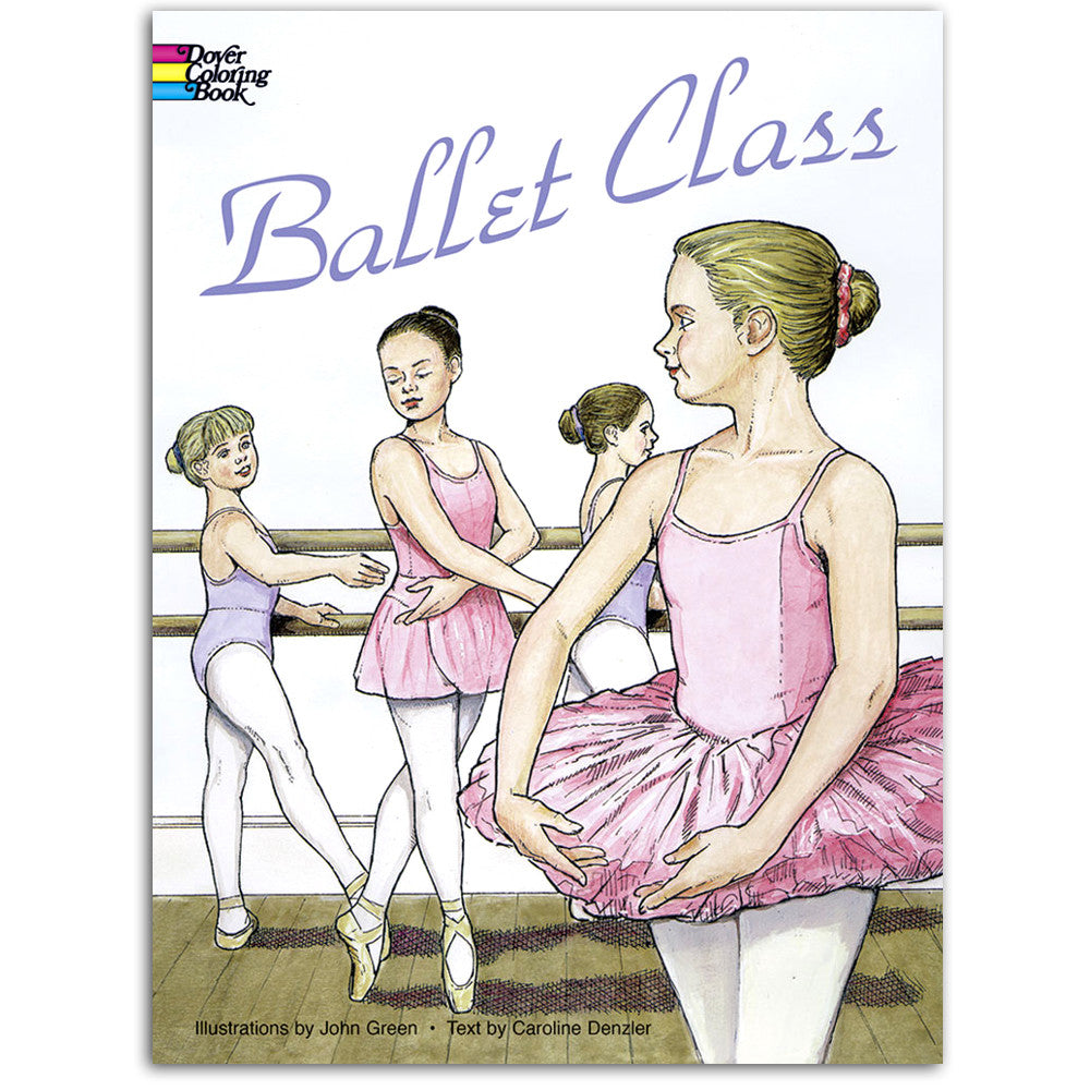 Ballet Class Coloring Book - Learn Positions and Steps - Made in USA ...